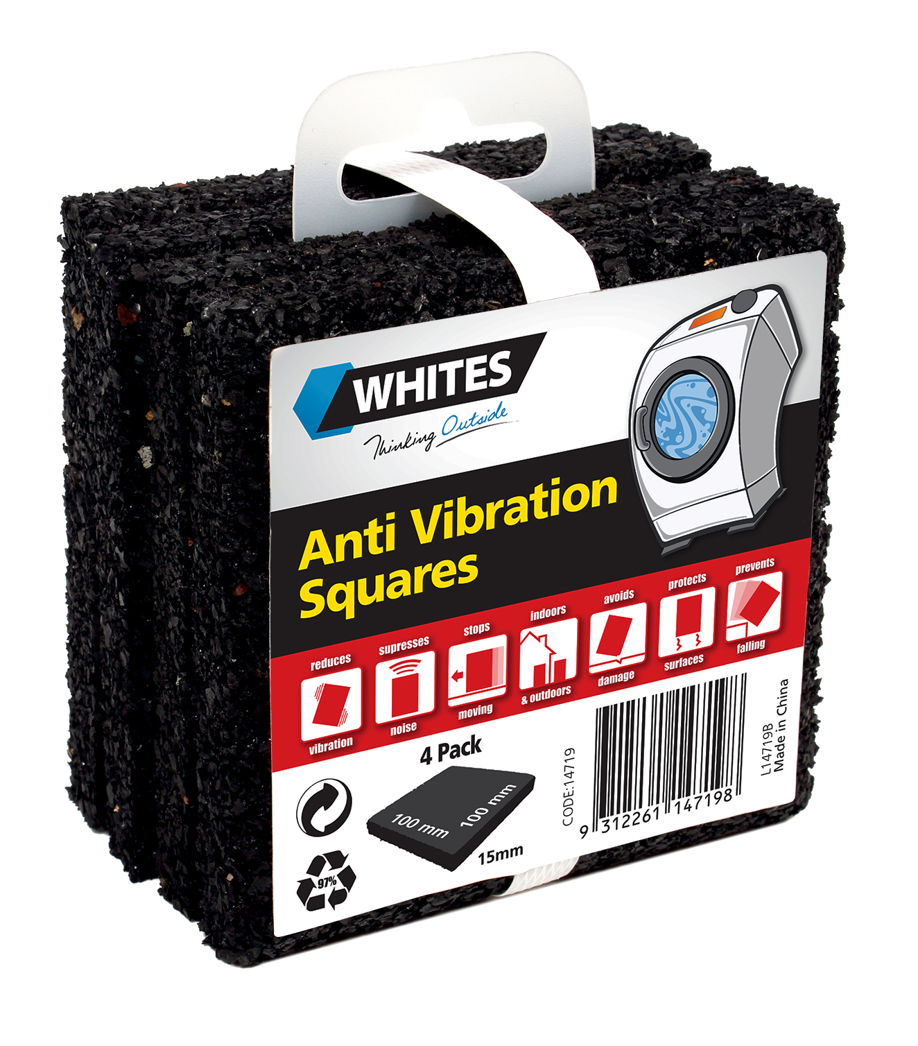 Surface Protection: Anti-Vibration Squares
