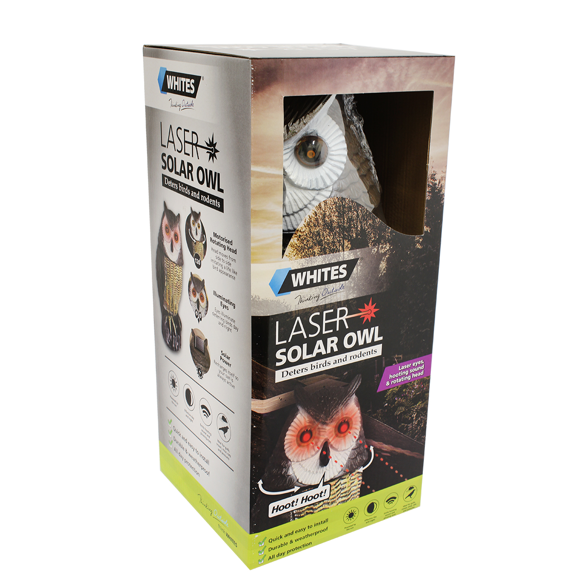 Pest Deterrents: Laser Solar Owl